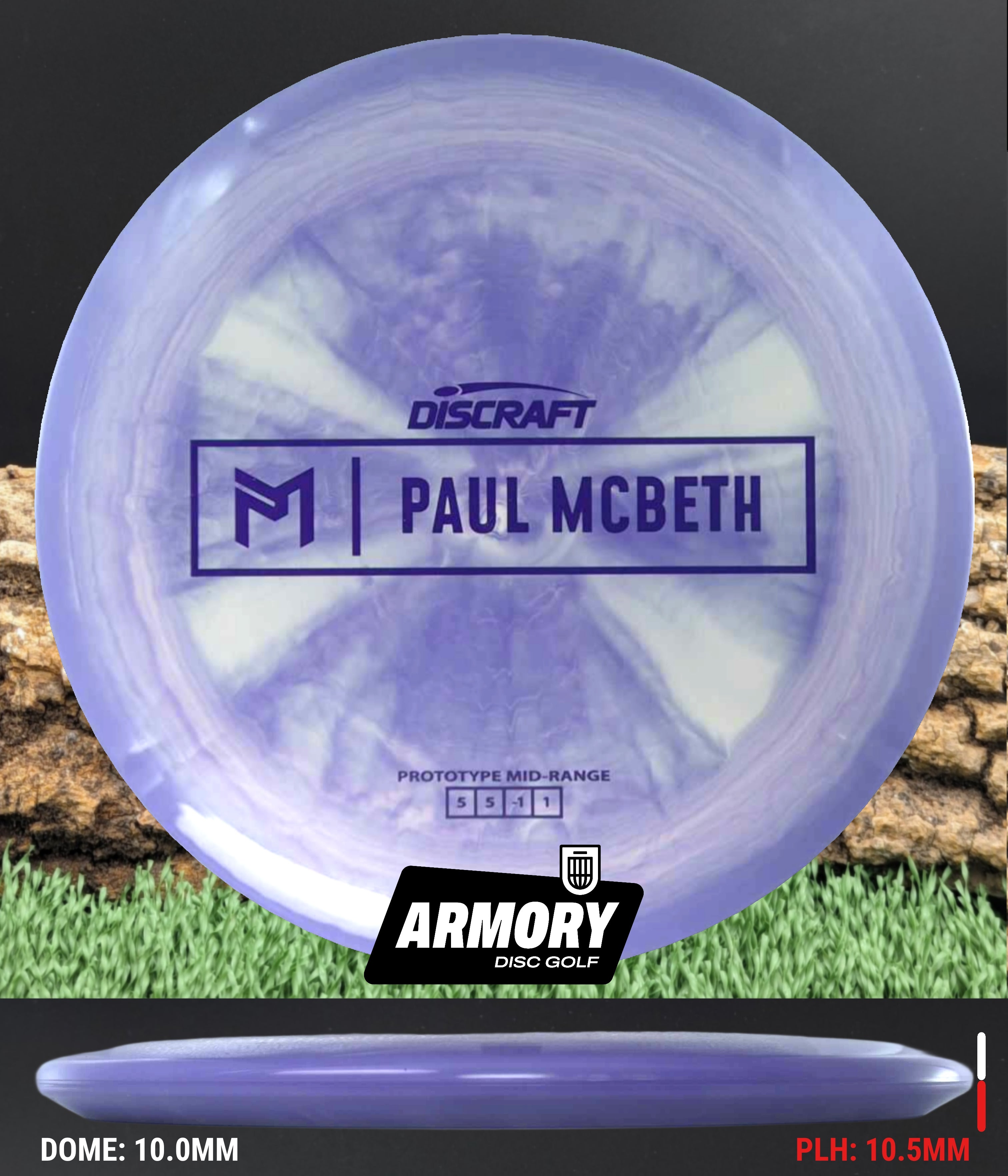 Discraft Paul McBeth Prototype Malita – Beadless Midrange – Armory Disc ...