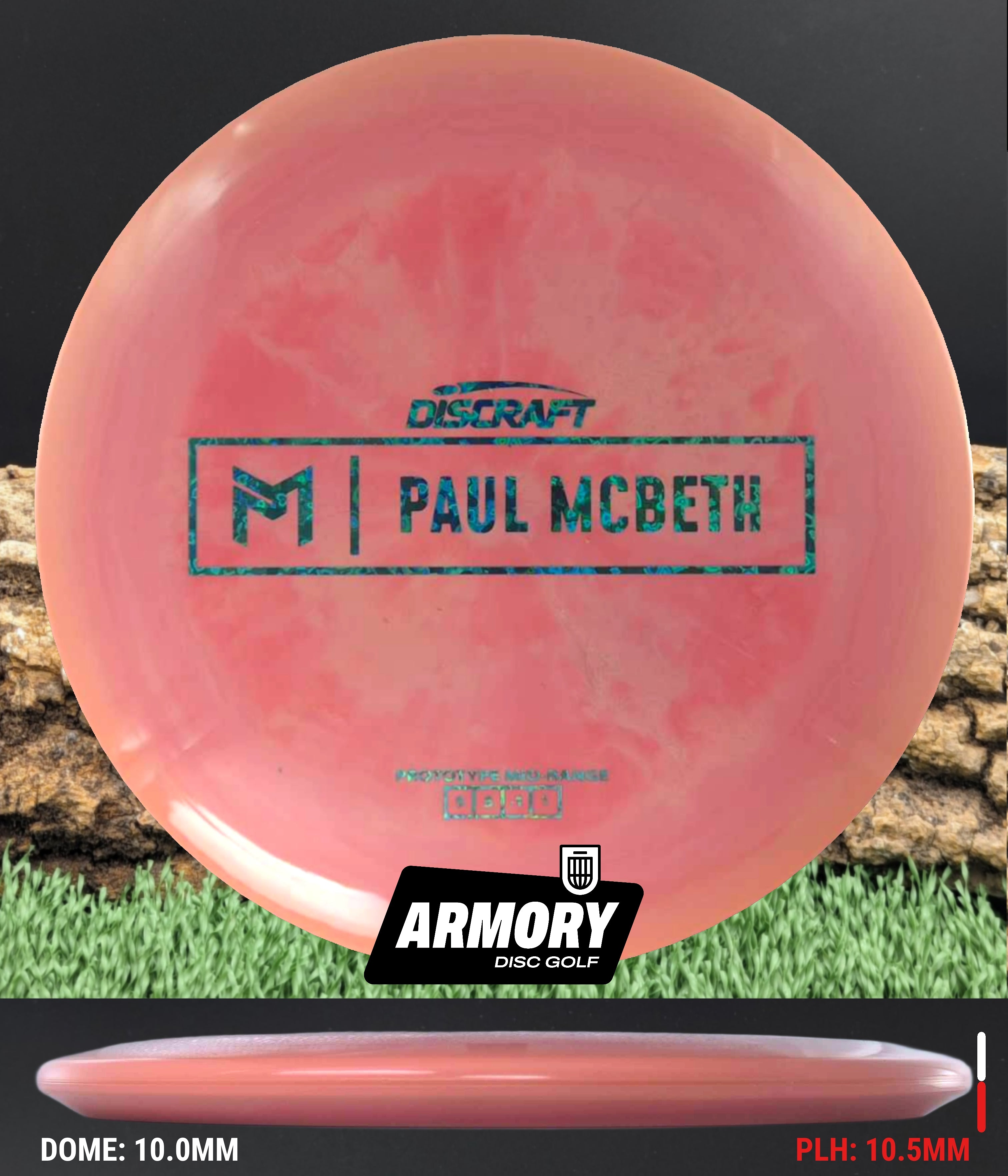 Discraft Paul McBeth Prototype Malita – Beadless Midrange – Armory Disc ...