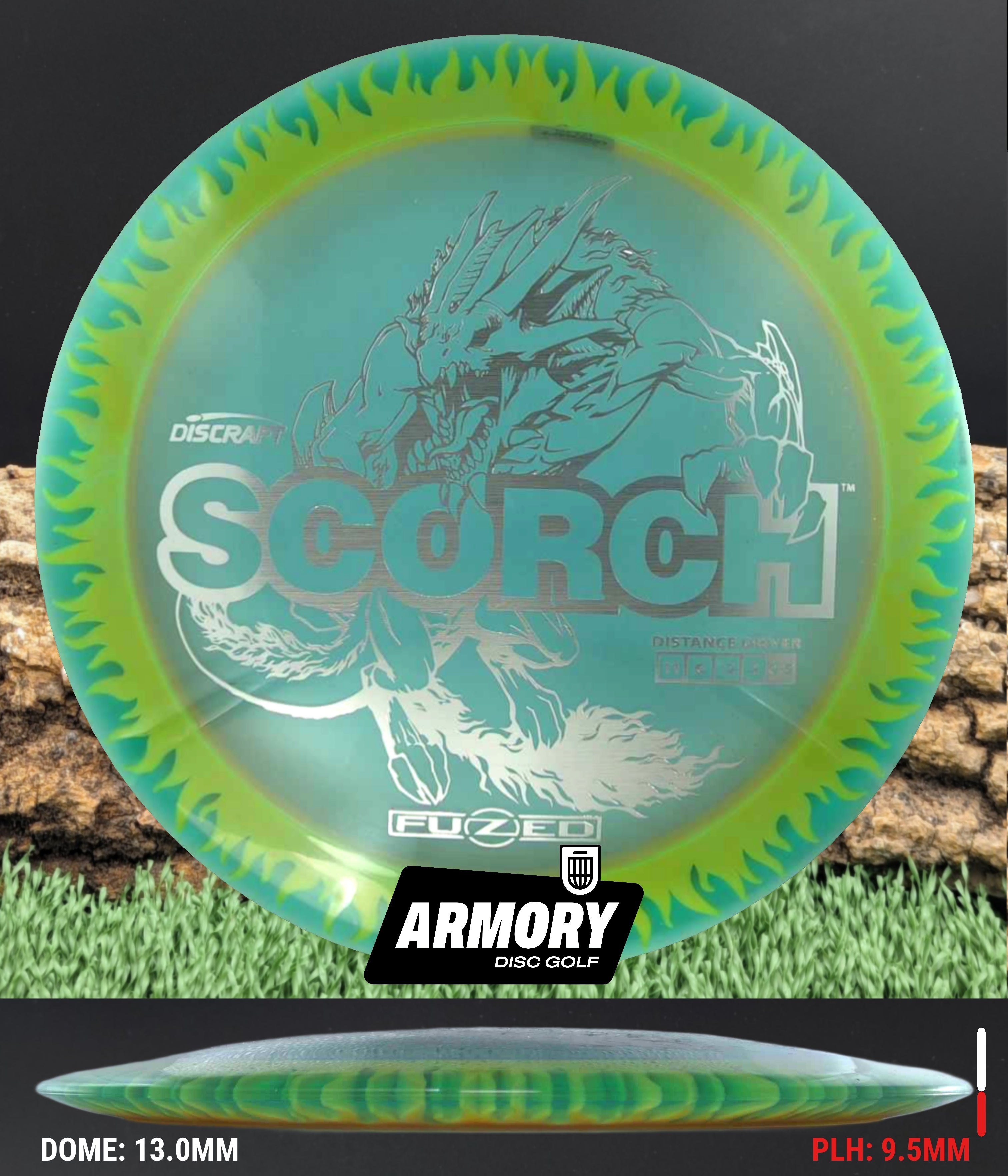 Discraft FuZed Line Scorch – Flame Rim Z Line – Armory Disc Golf
