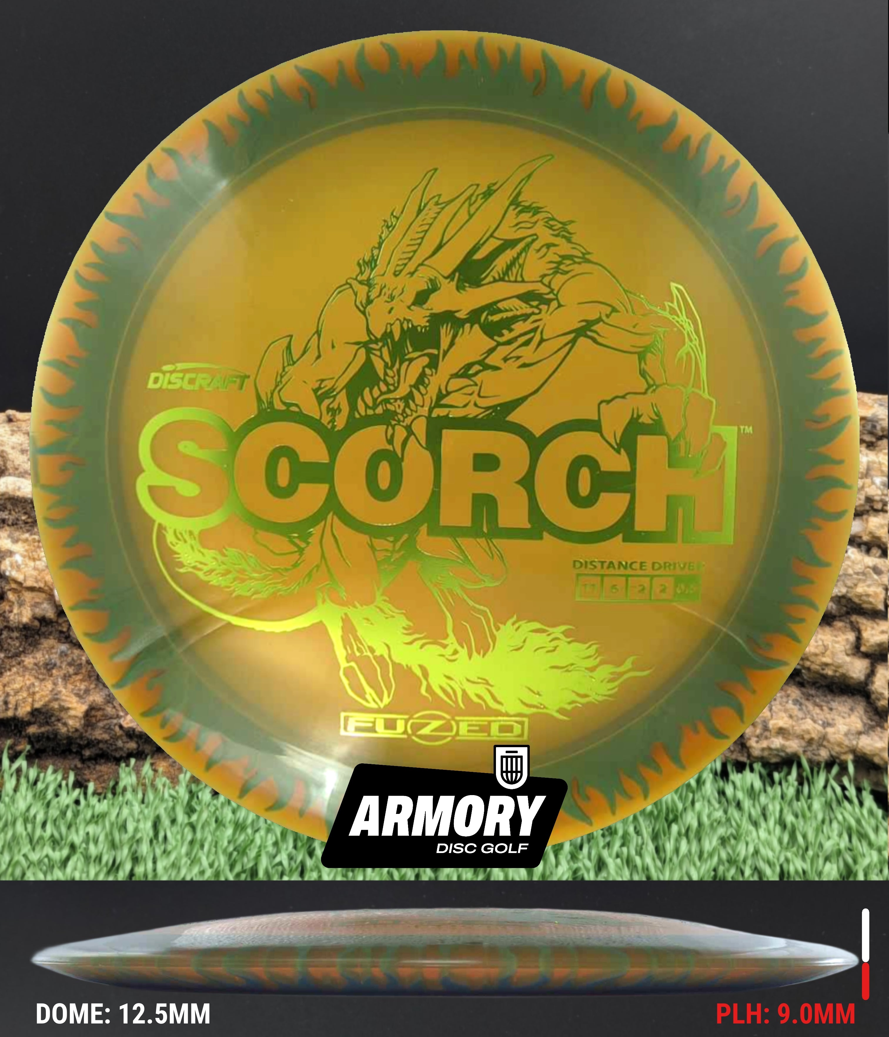 Discraft FuZed Line Scorch – Flame Rim Z Line – Armory Disc Golf