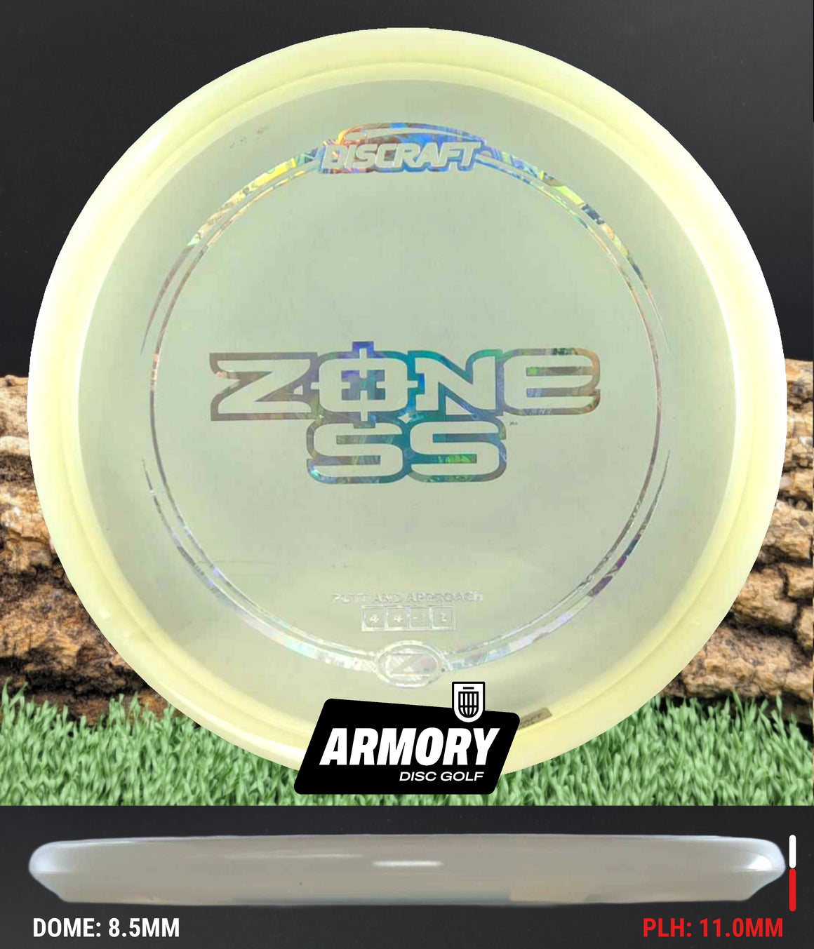 Discraft Z Zone SS – Straight Approach Disc – Armory Disc Golf